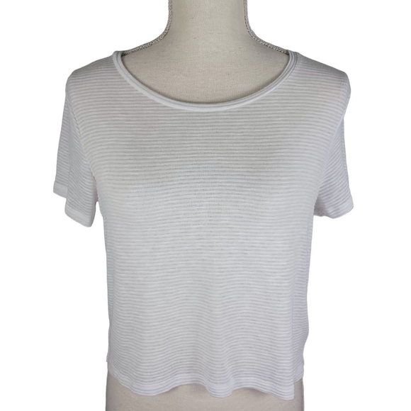 Prince & Fox | Tops | Prince Fox Marine Tee Crop Top Small White Semi ...